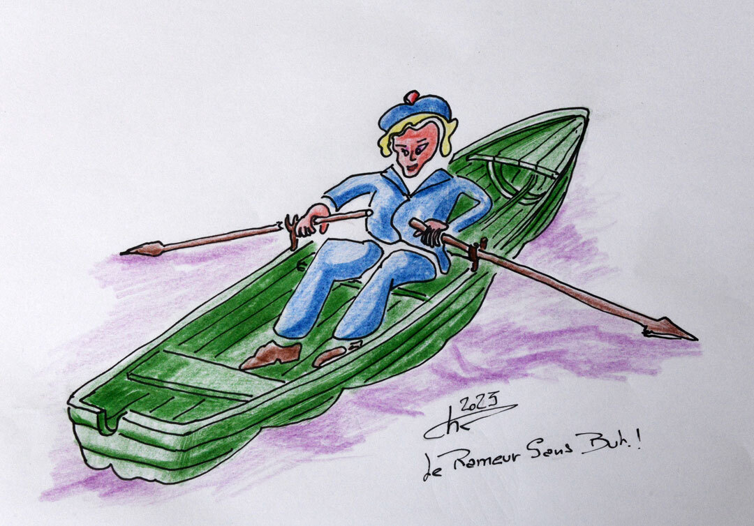 Dessin Rameur sans but