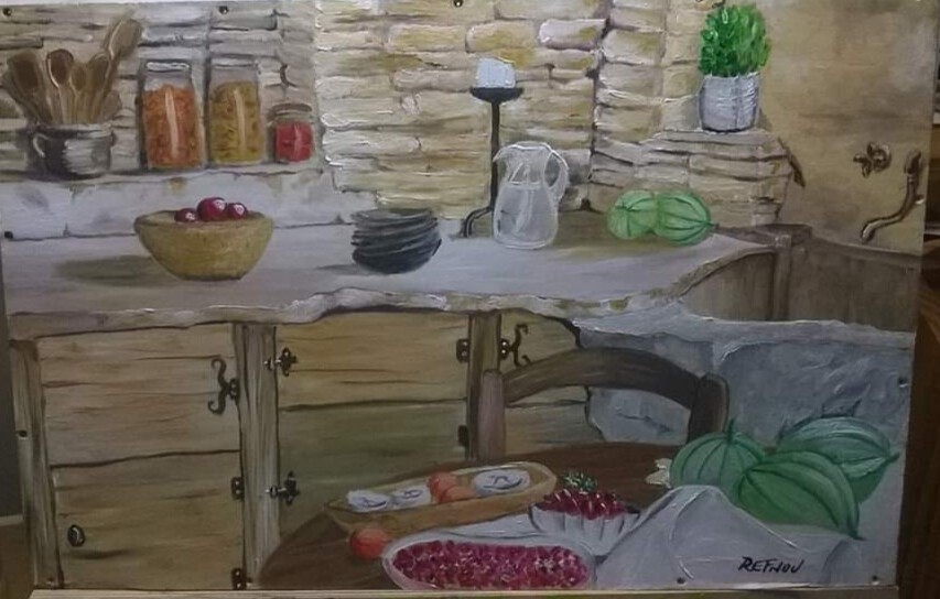 Peinture Cuisine provençale