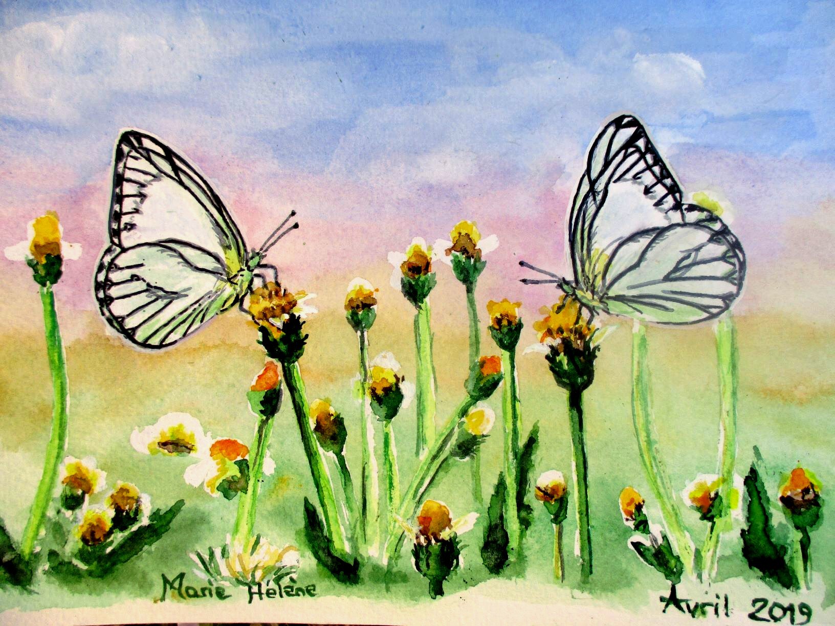 Peinture C'est le printemps