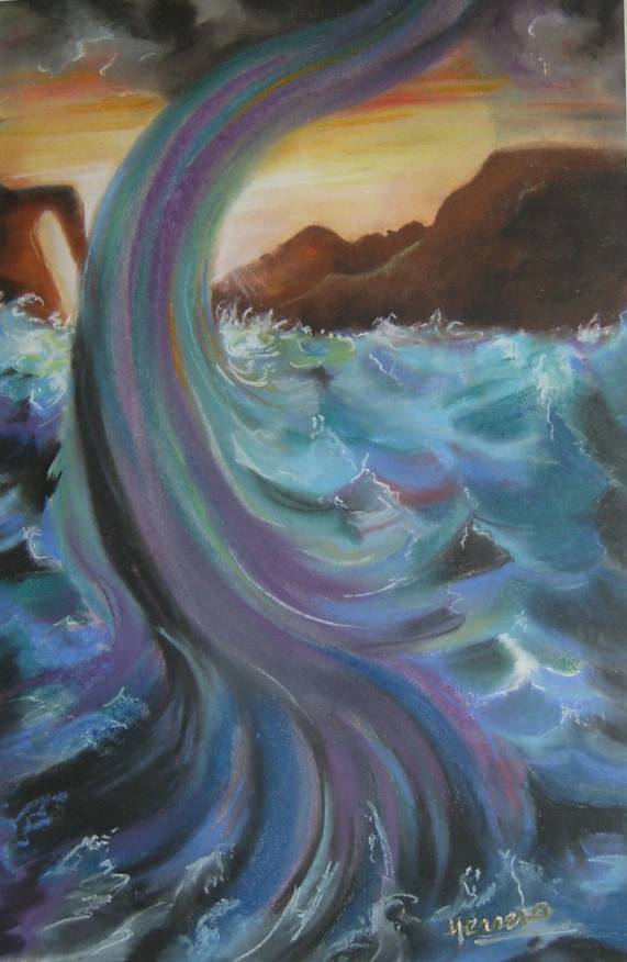 Peinture mer démontée