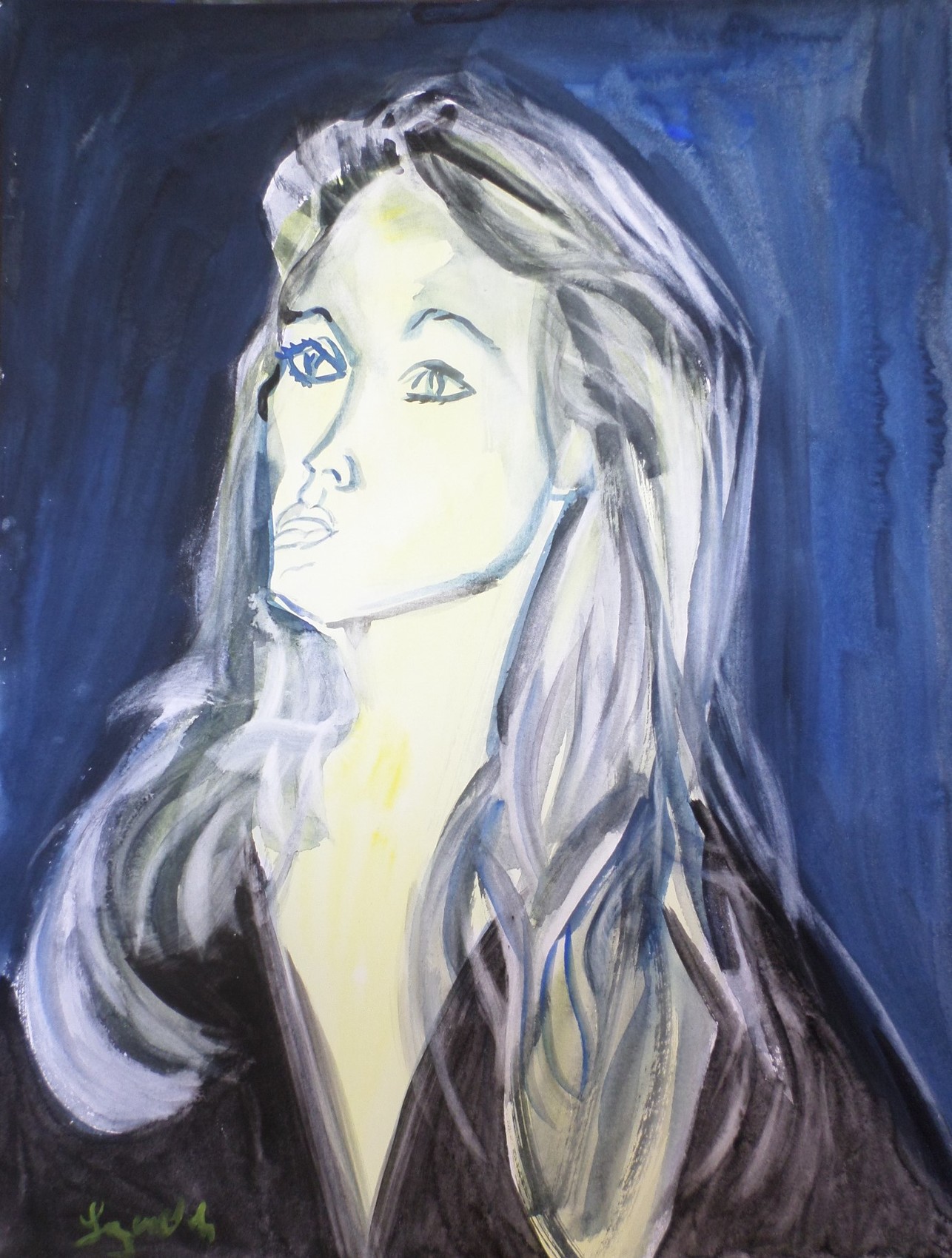 Peinture Regard perdu