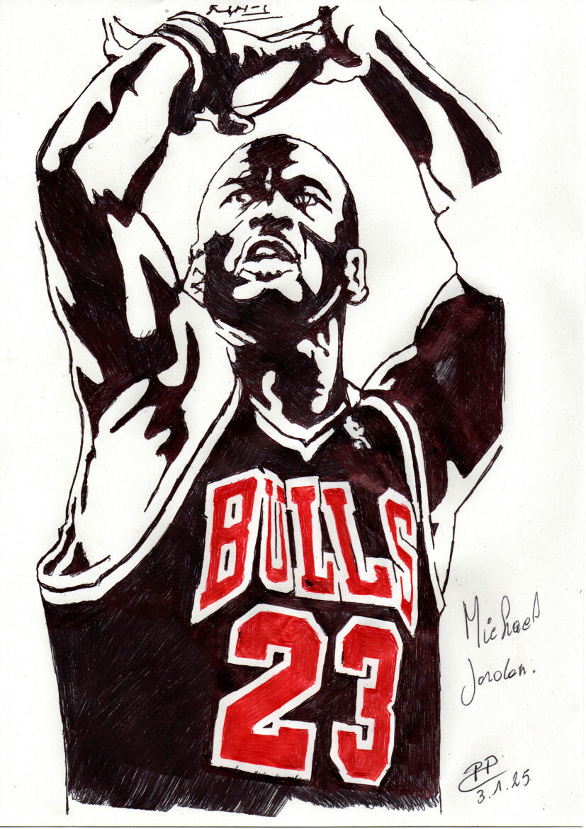Dessin Michael Jordan