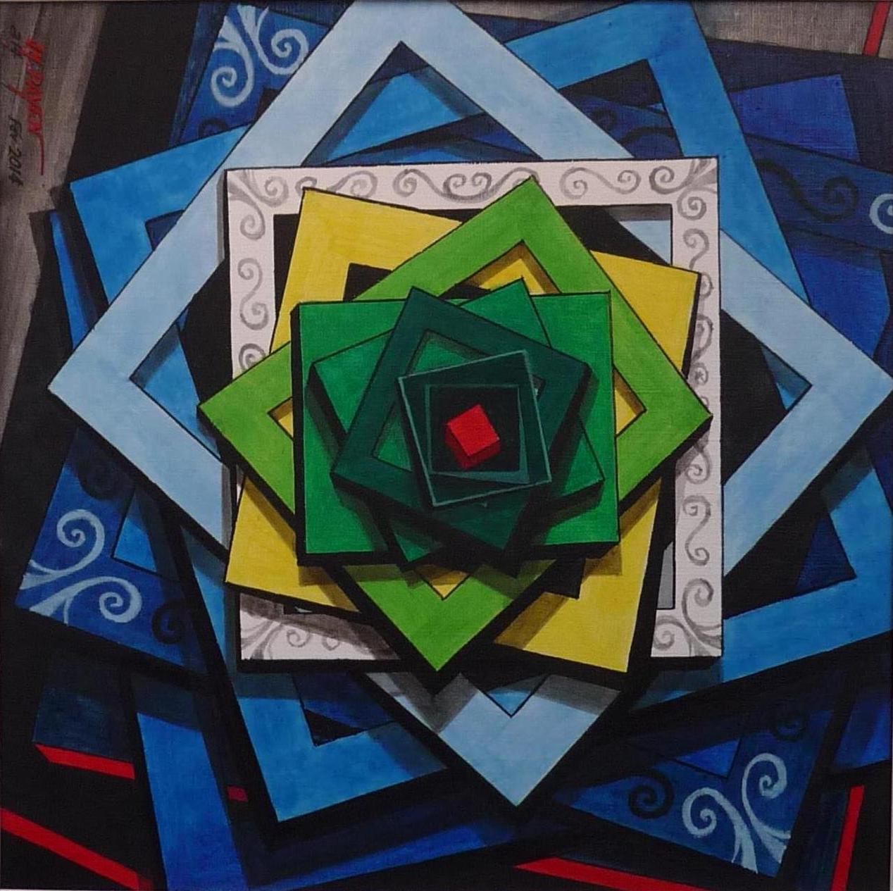 Peinture SUPERPOSITIONS