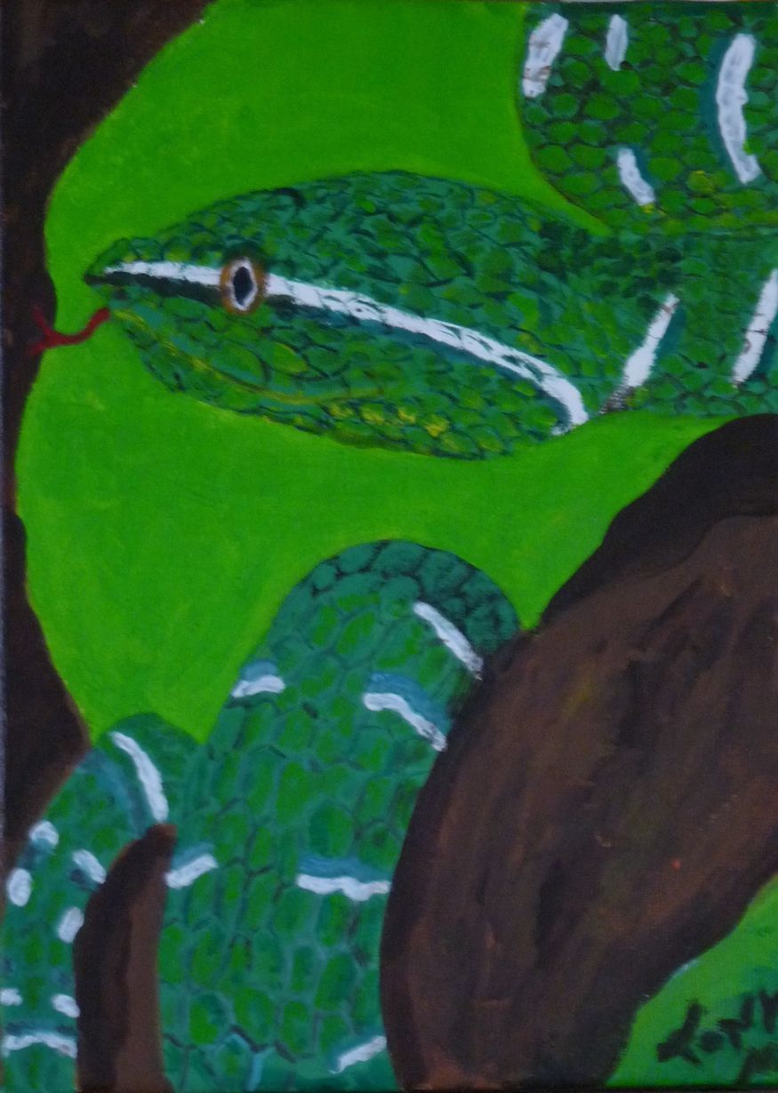 Peinture Serpent