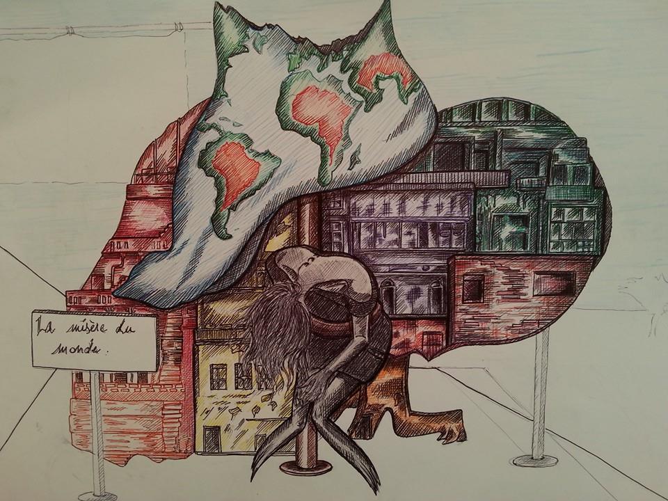 Dessin misère du monde