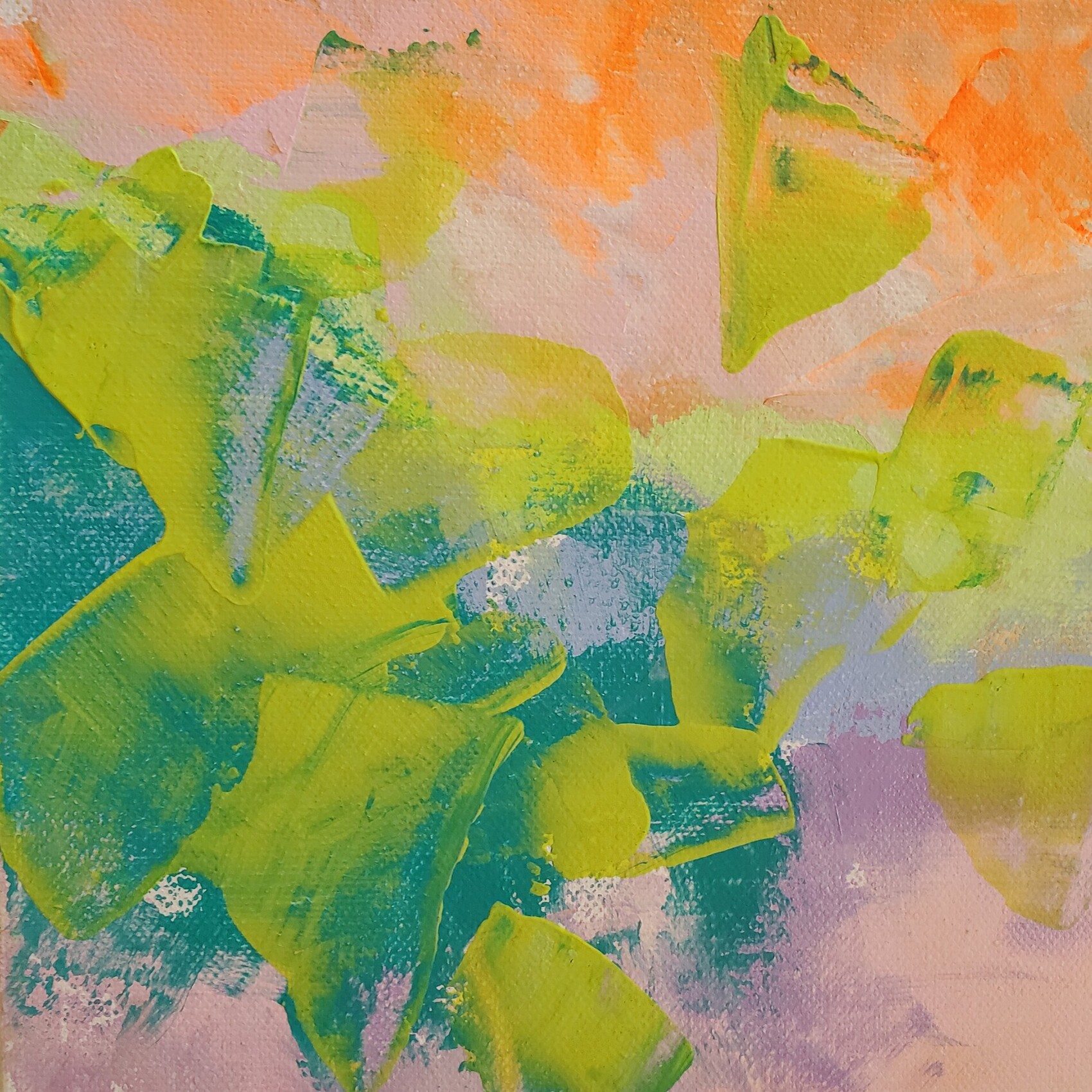 Peinture Pastel'abstraction