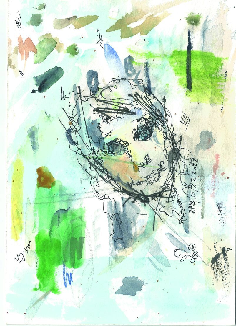 Peinture gribouillage