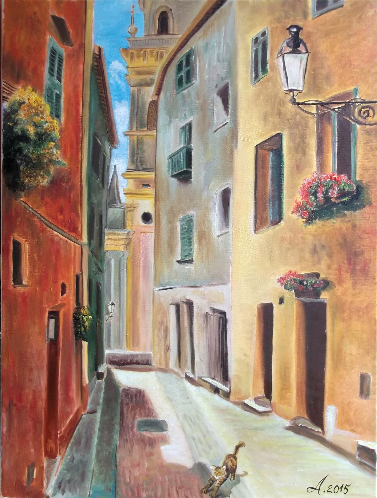 Peinture Summer in the city