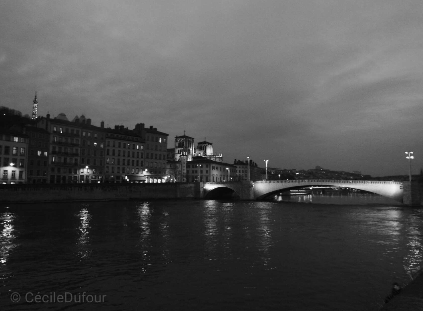 Photo Lyon by night