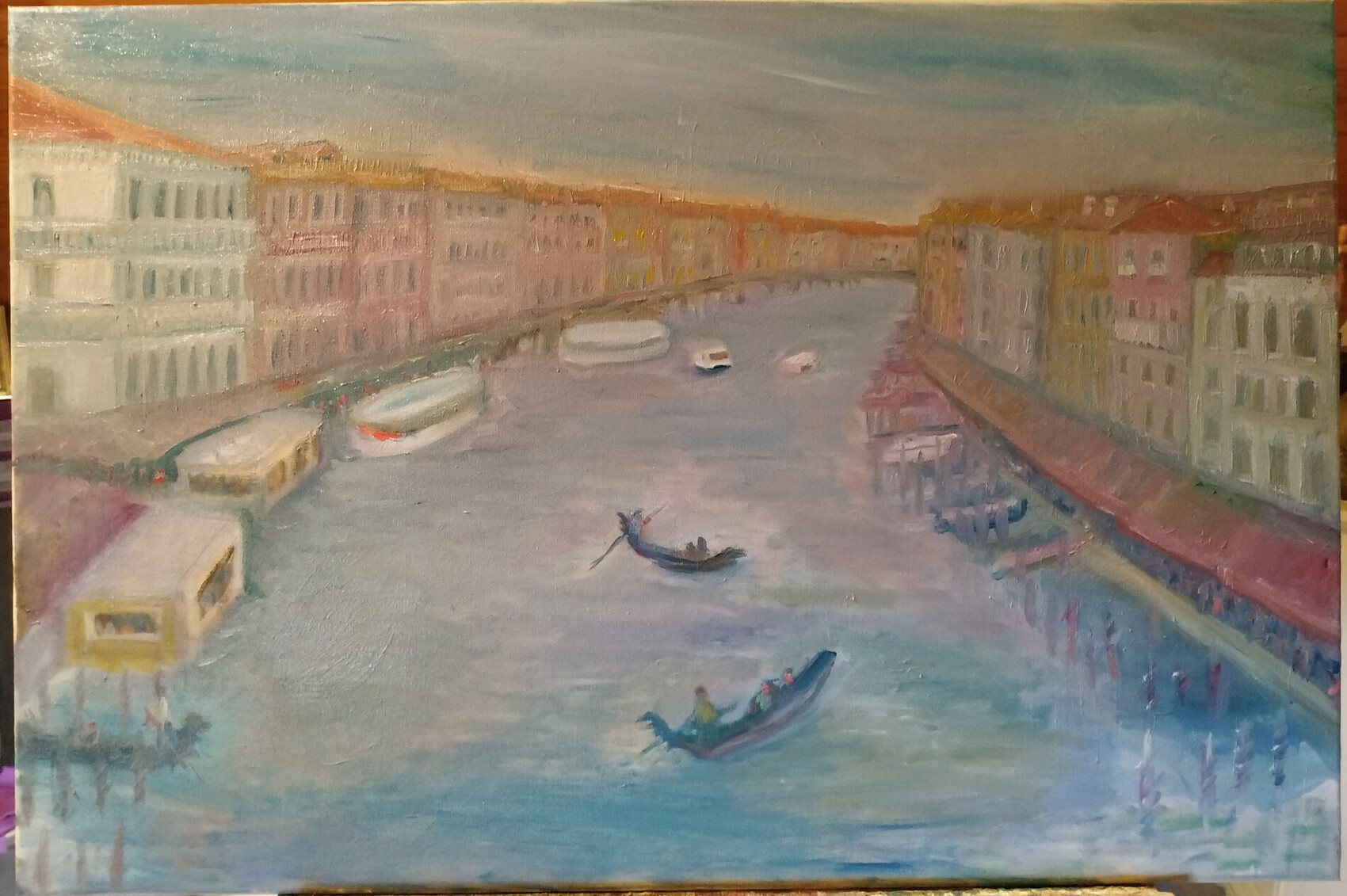 Peinture Le grand canal
