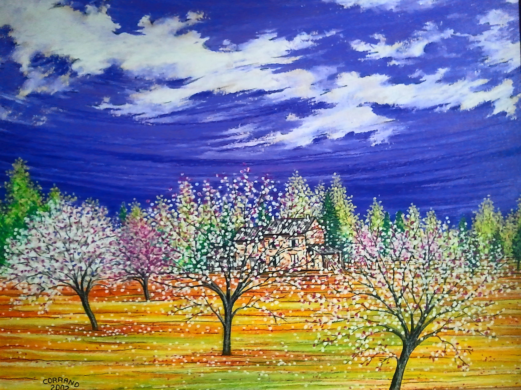Peinture le printemps