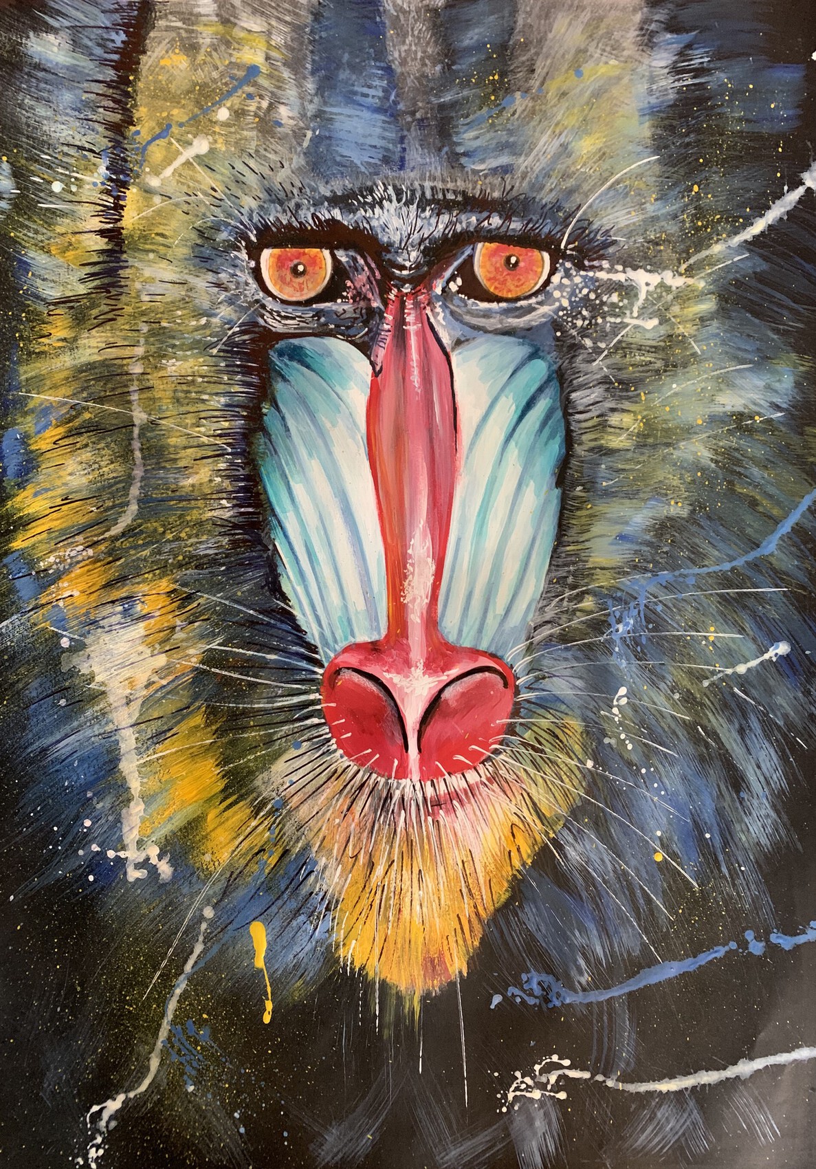 Peinture Mandrill