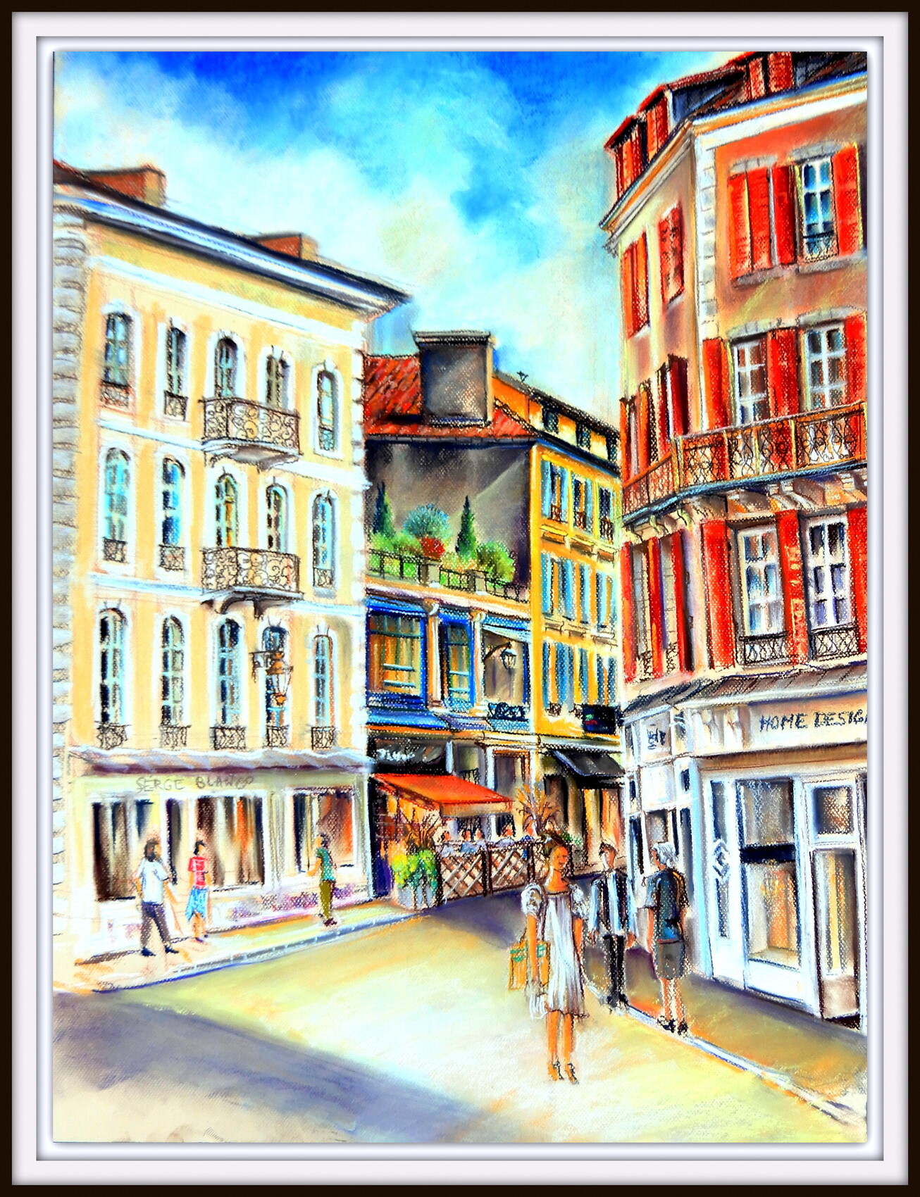 Dessin A l'angle de la rue Henri IV