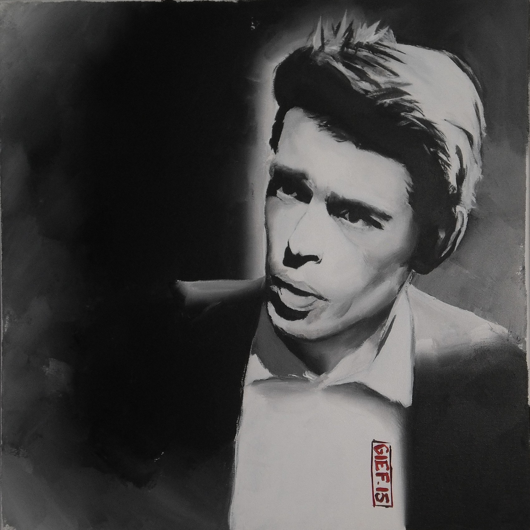 Peinture Jacques Brel