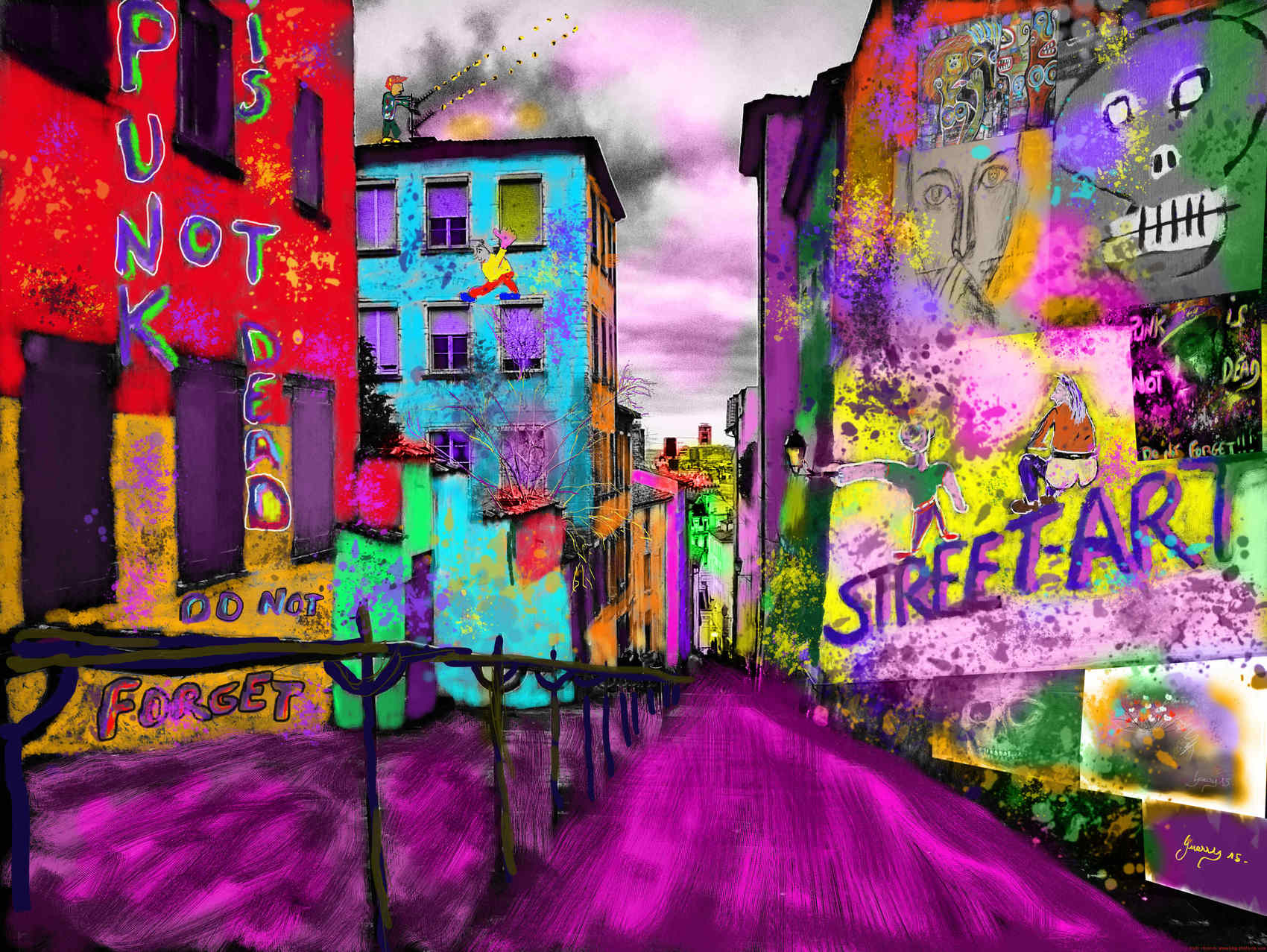Peinture "Color Street 2015"