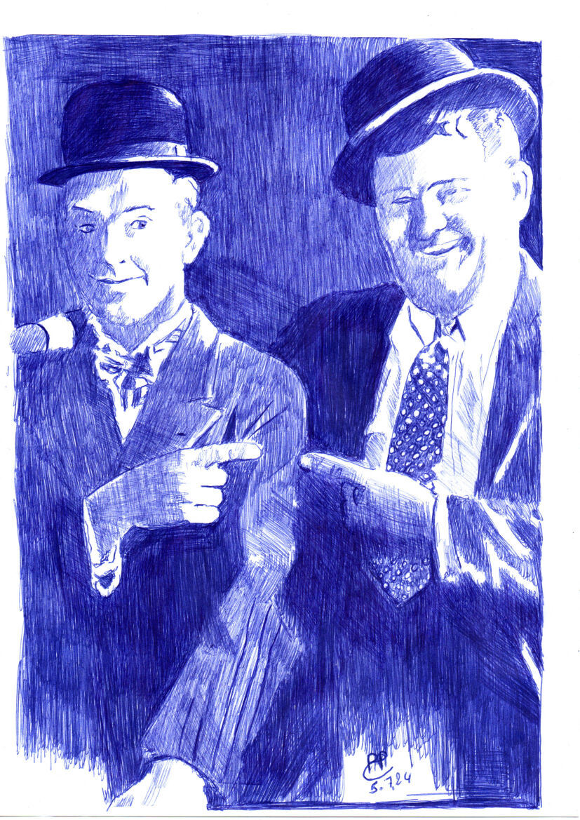Dessin Laurel & Hardy