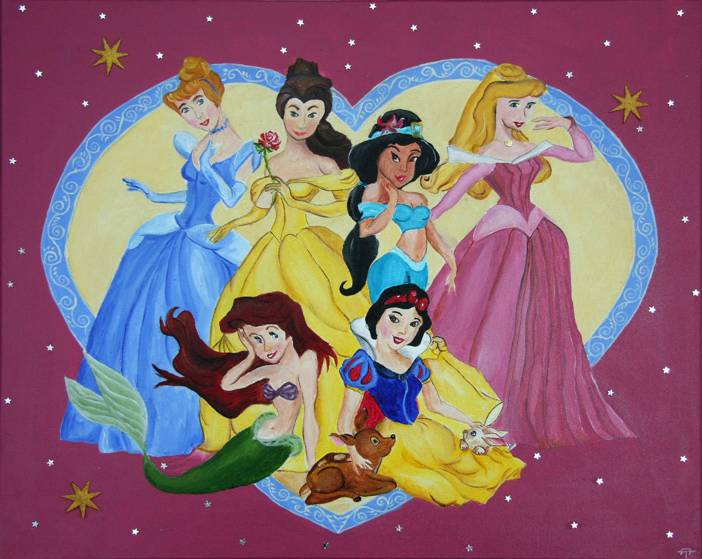 Peinture princesses