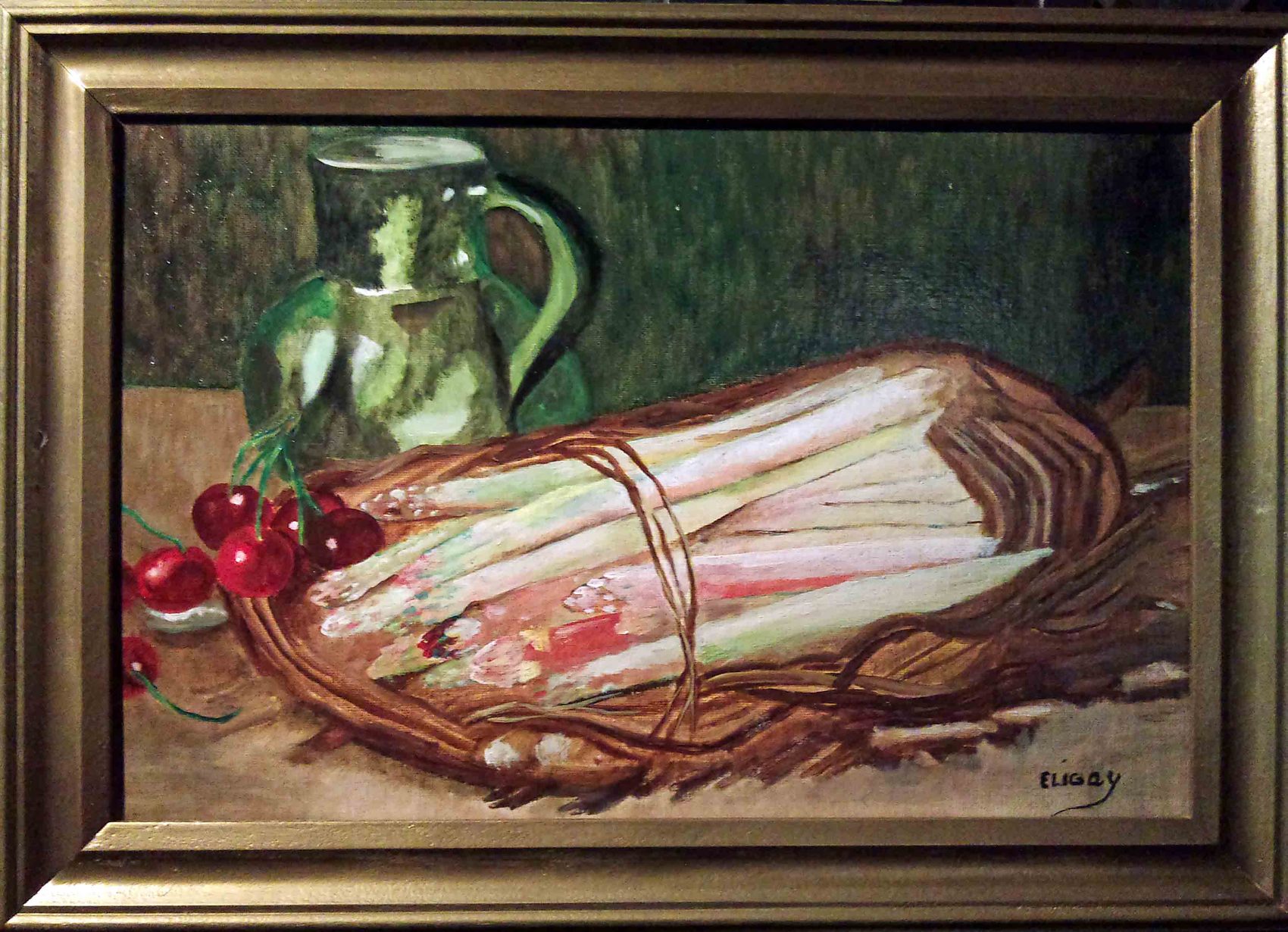 Peinture Délicieuses asperge