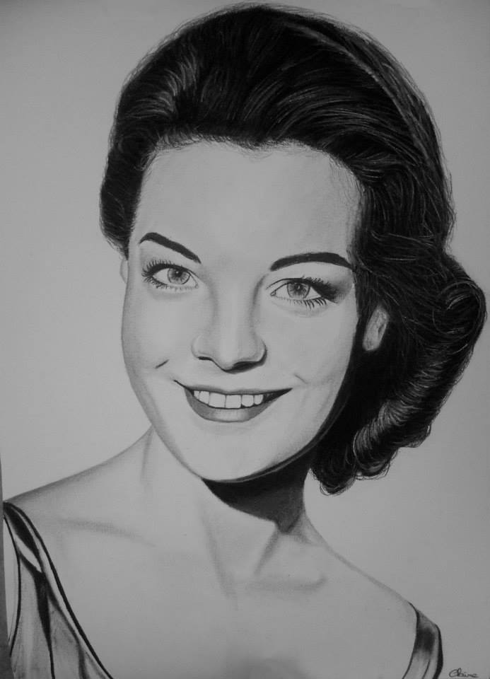 Dessin Romy Schneider
