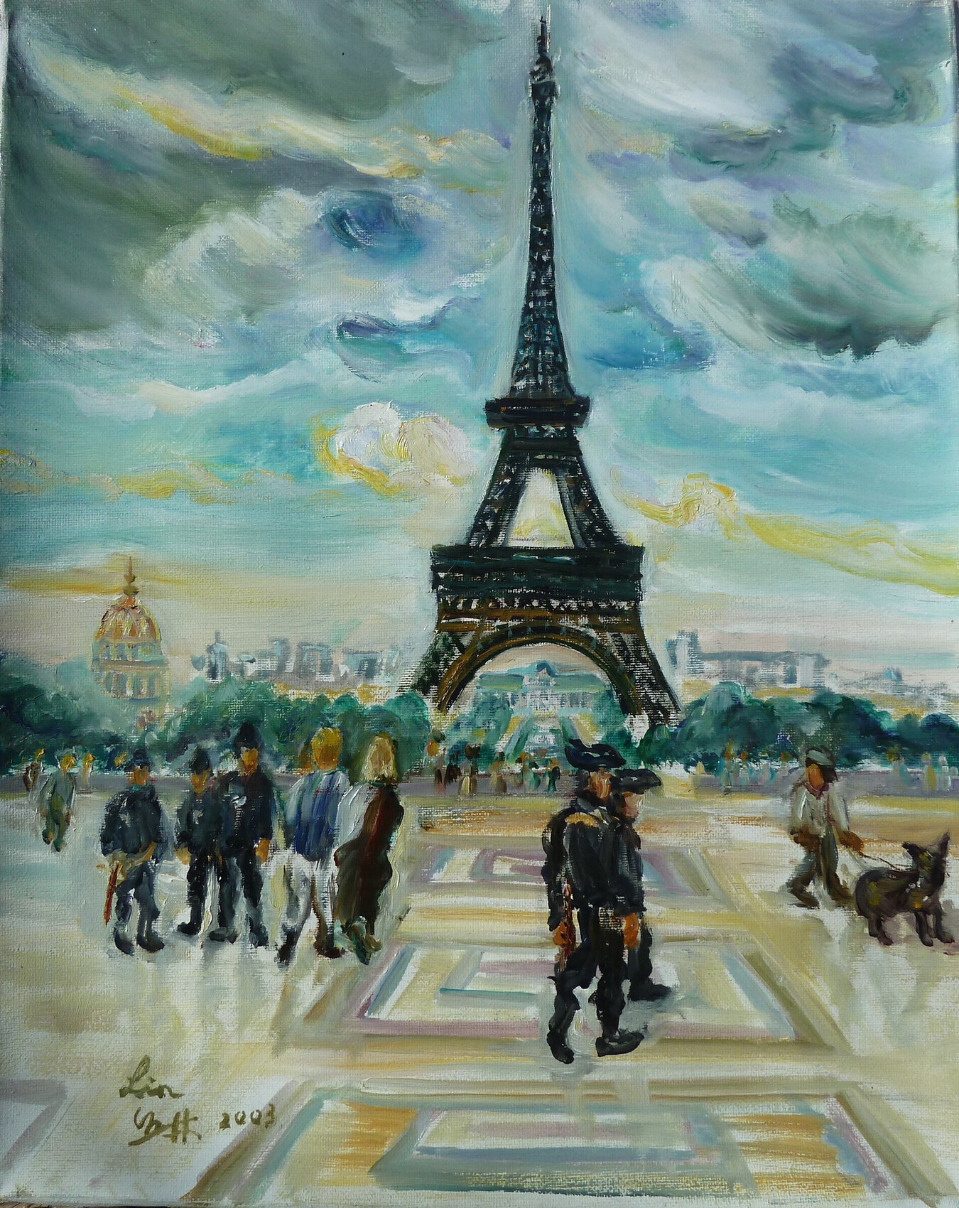 Peinture la Tour Eiffel