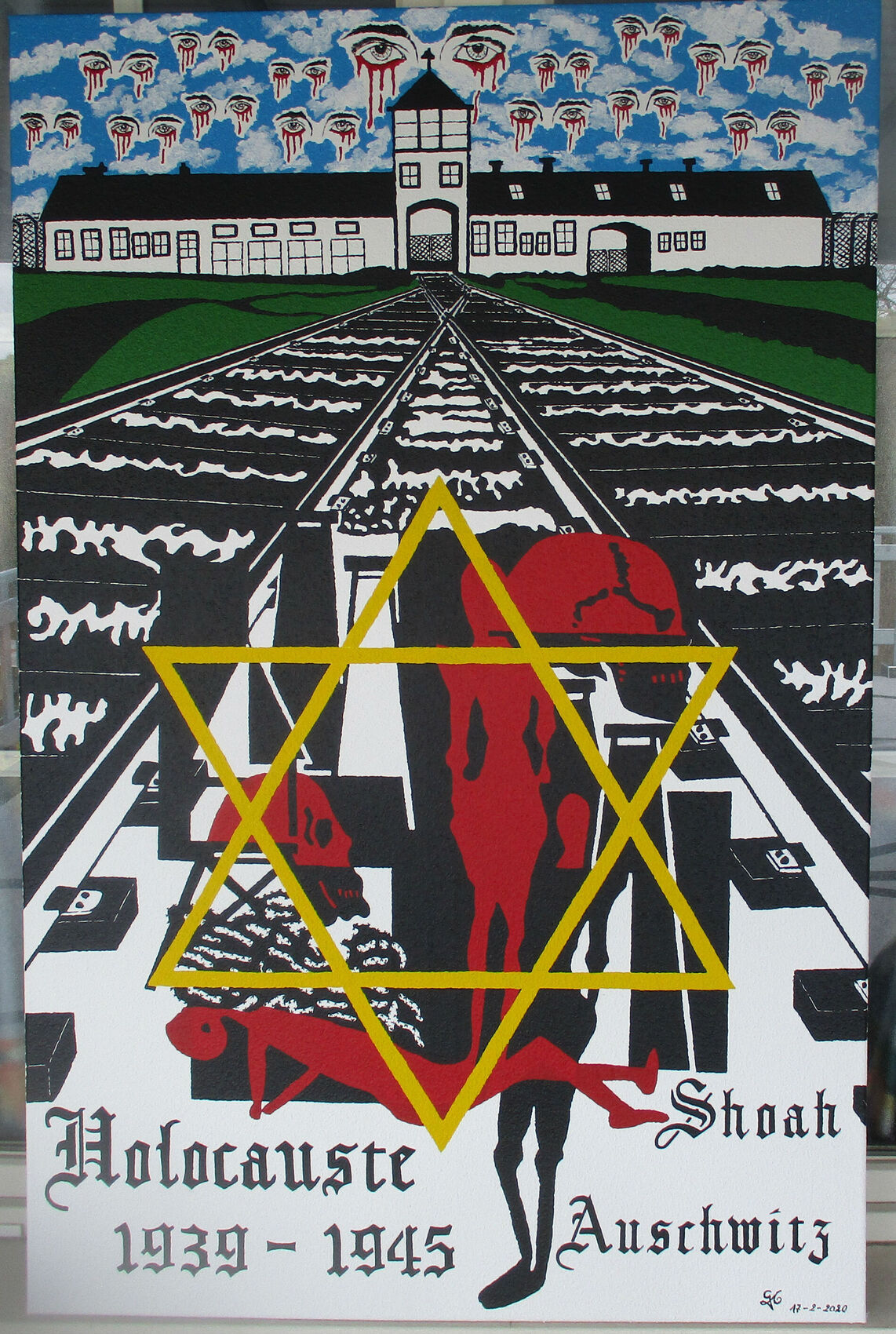 Peinture Toile de l’Holocauste et la Shoah