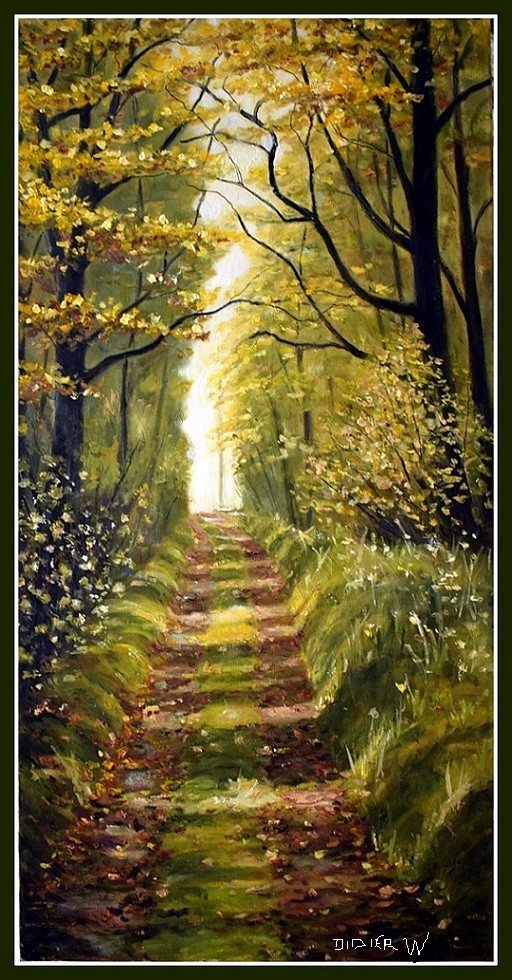 Peinture Beau chemin