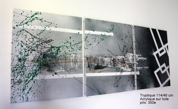 Peinture tryptique 3