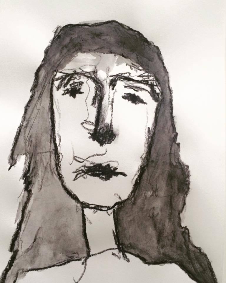 Peinture "Un éternel chagrin."