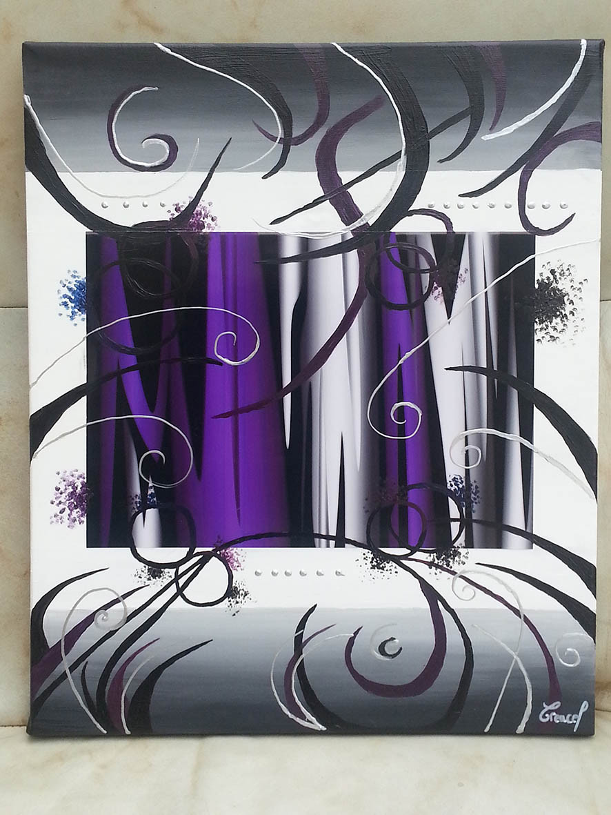 Peinture Tableau abstrait graphique