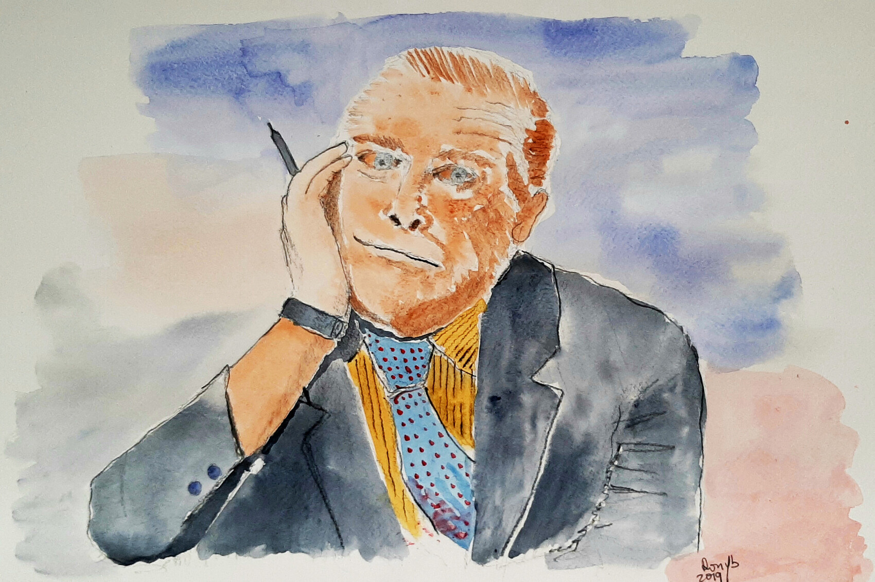 Peinture Truman Capote