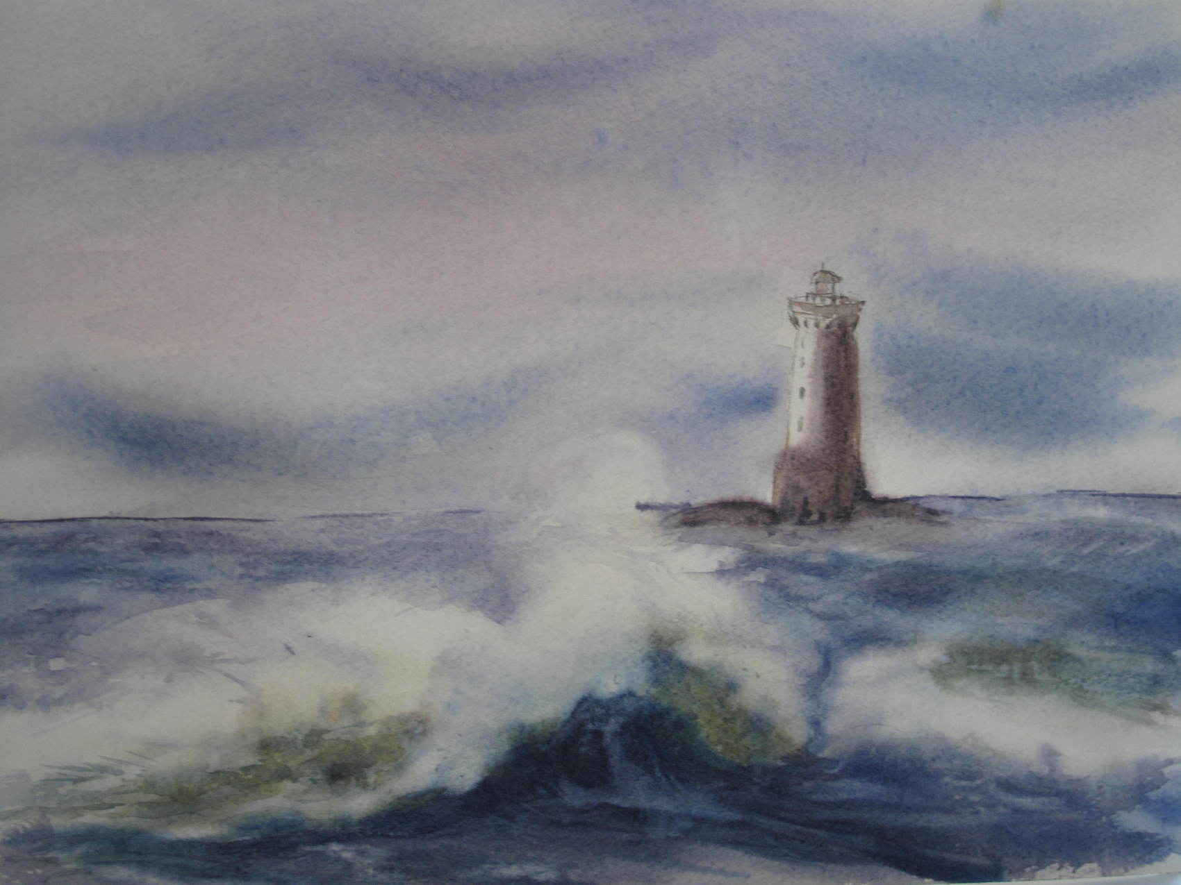 Peinture Mer agitée