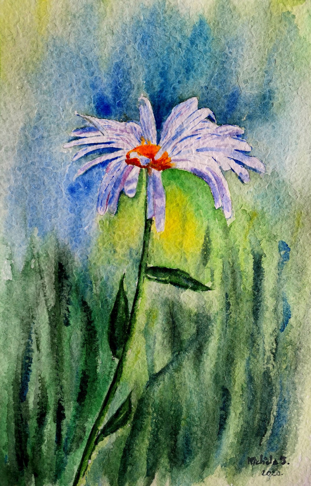 Peinture La marguerite