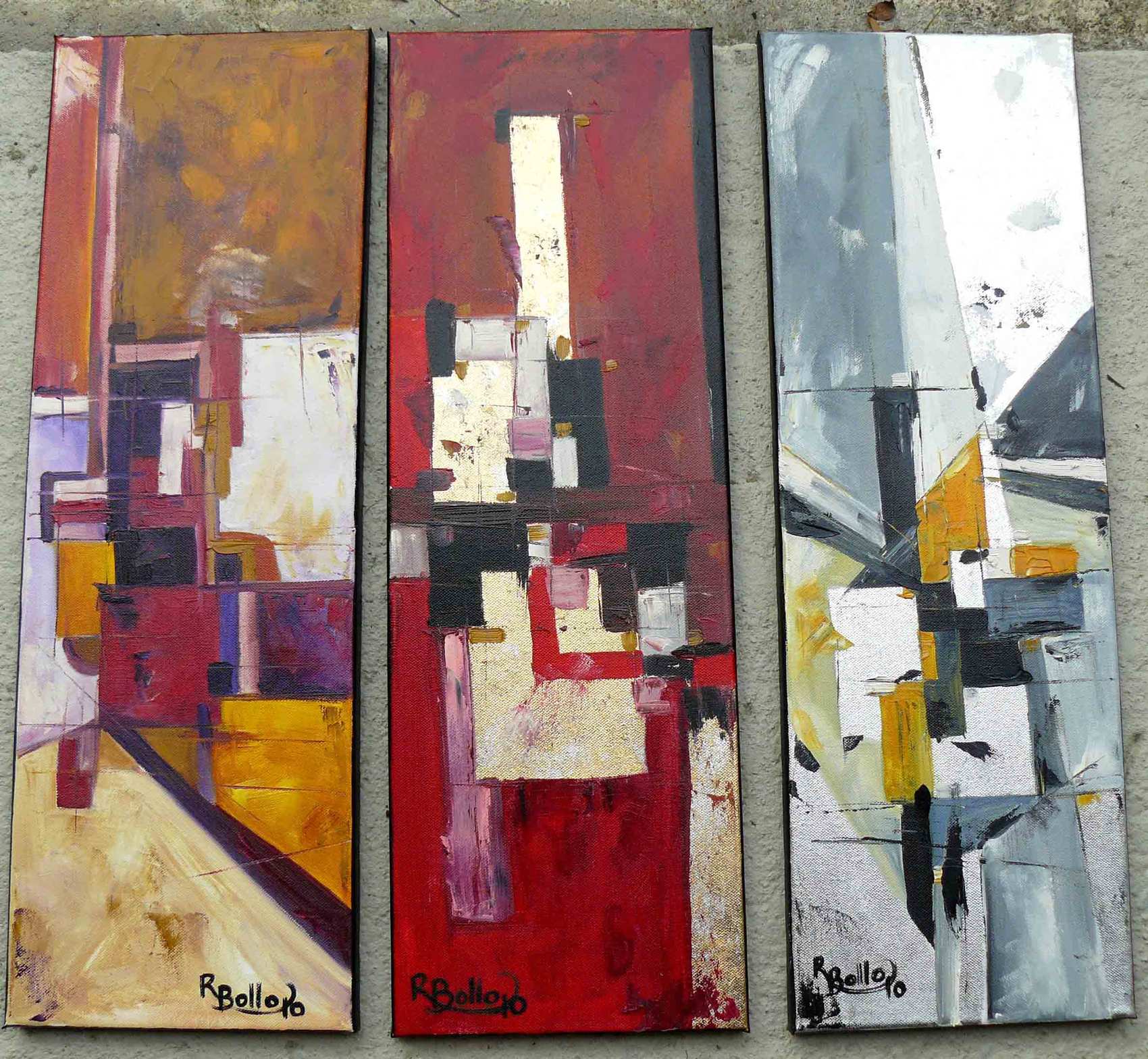 Peinture Triptyque 2011
