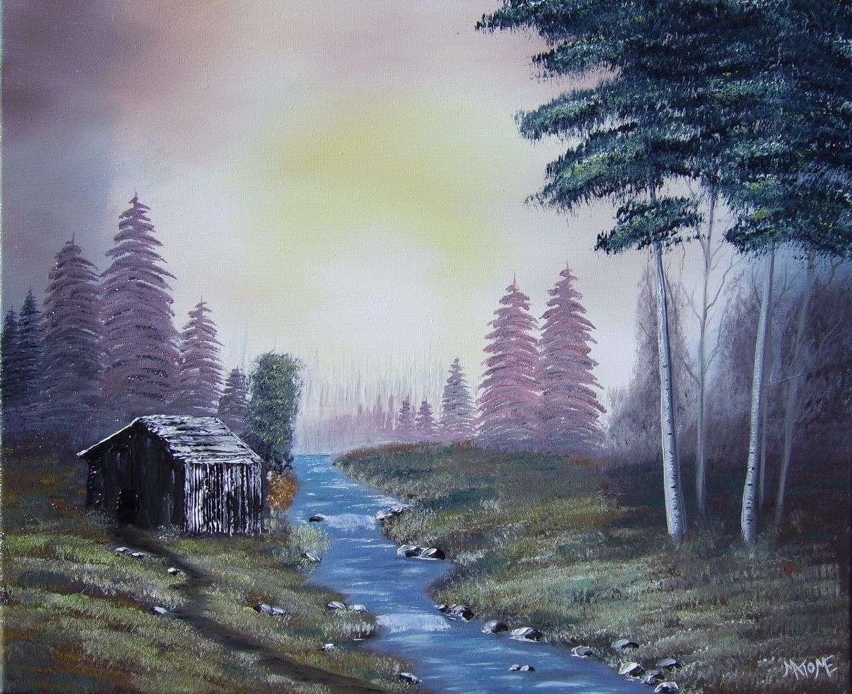 Peinture Ma cabane