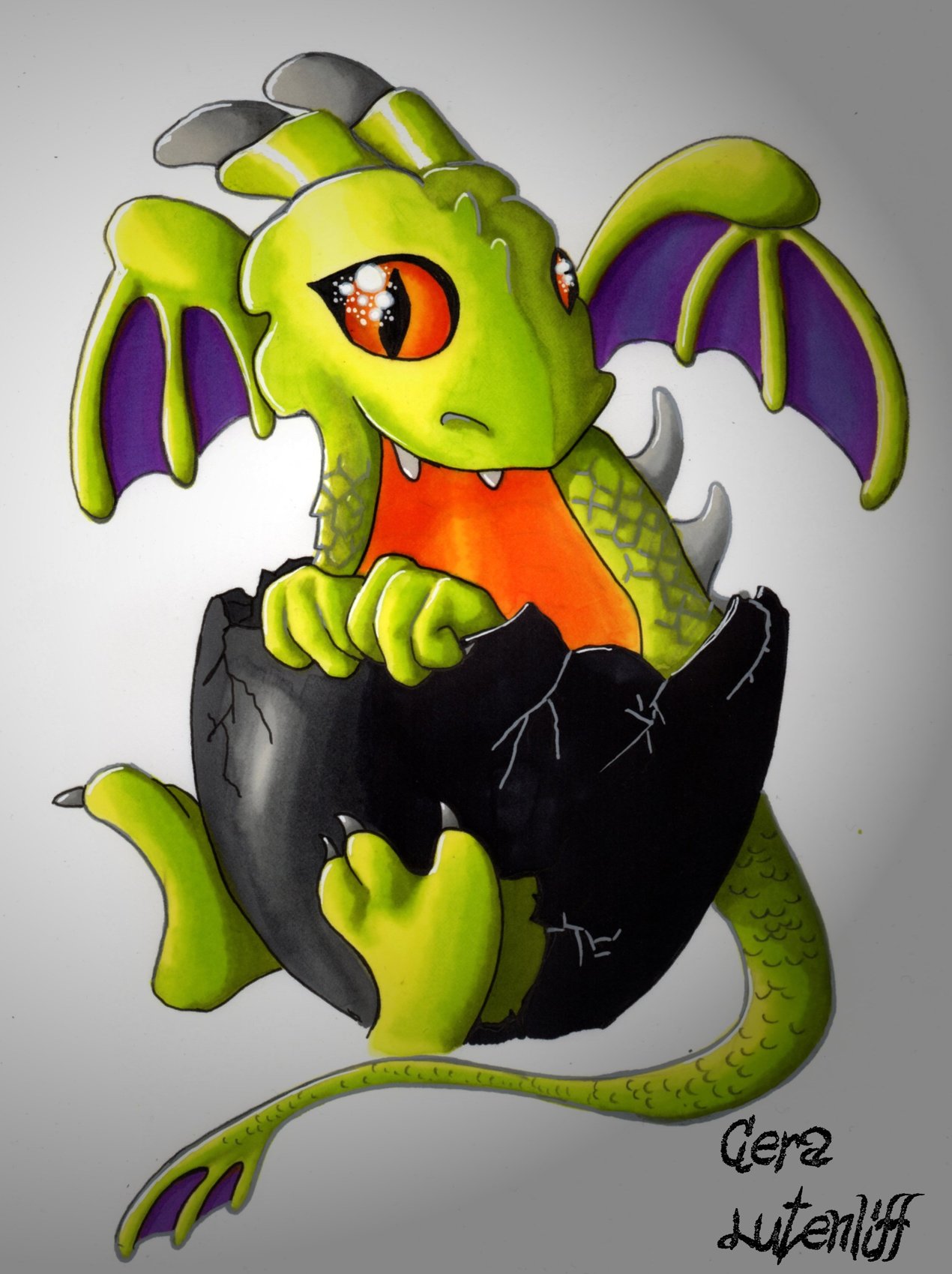 Dessin Raymond le dragon