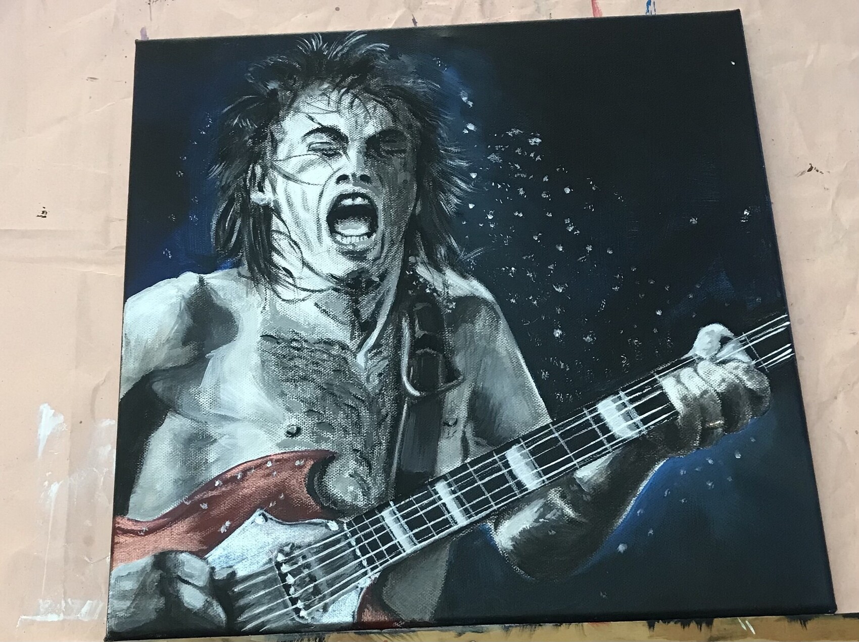 Peinture Angus Acdc