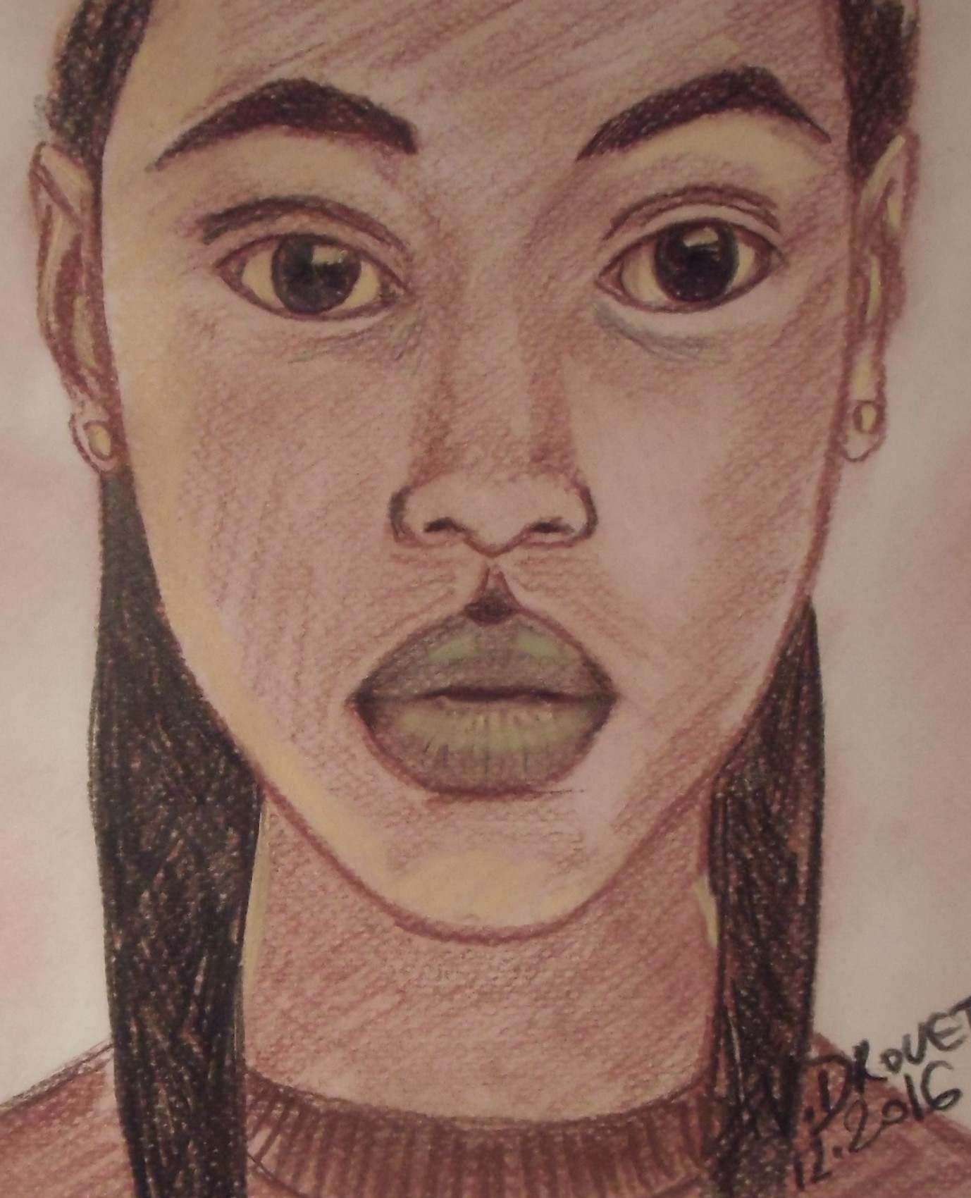 Dessin Portrait esquissé Royalty Hightower 20161219