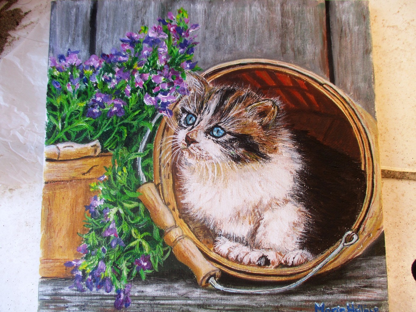 Peinture Cache cache