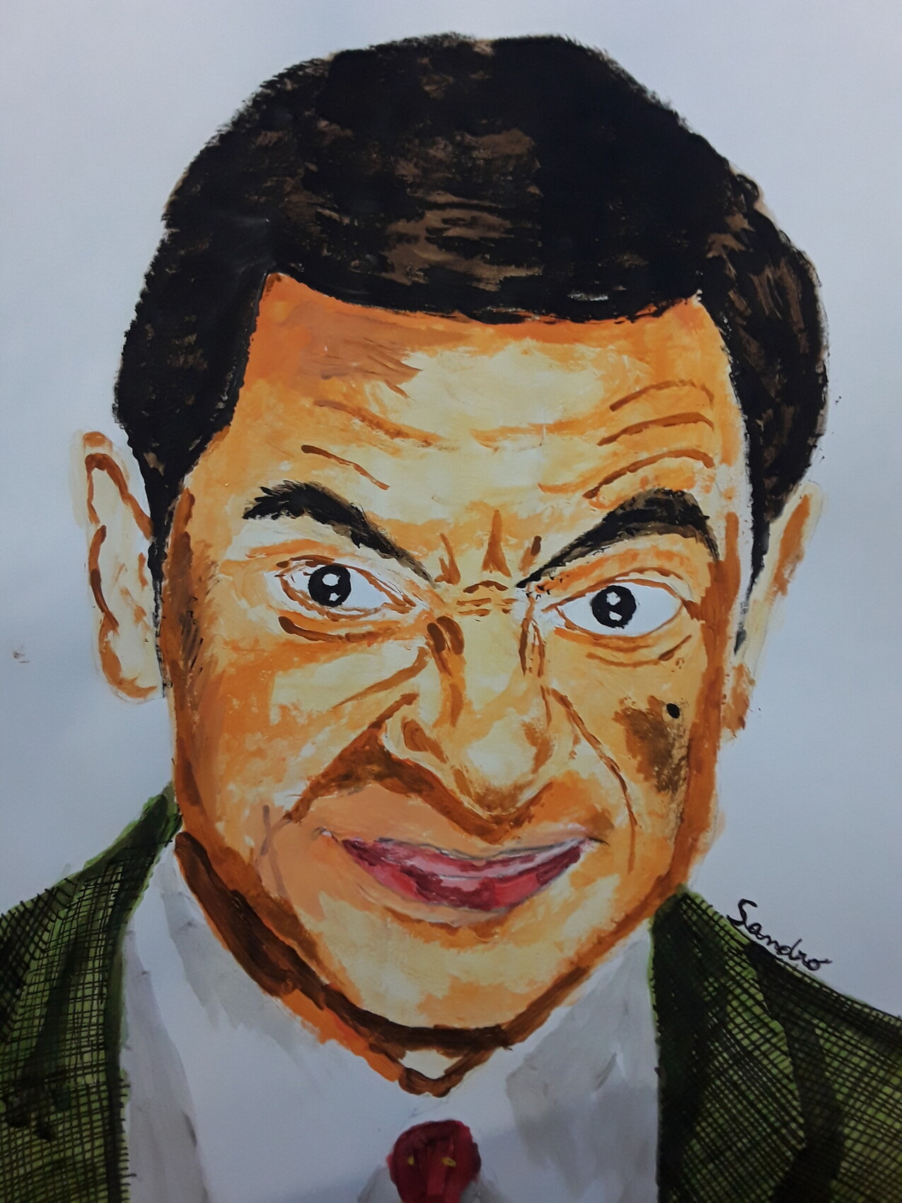 Peinture Portrait de Mister Bean