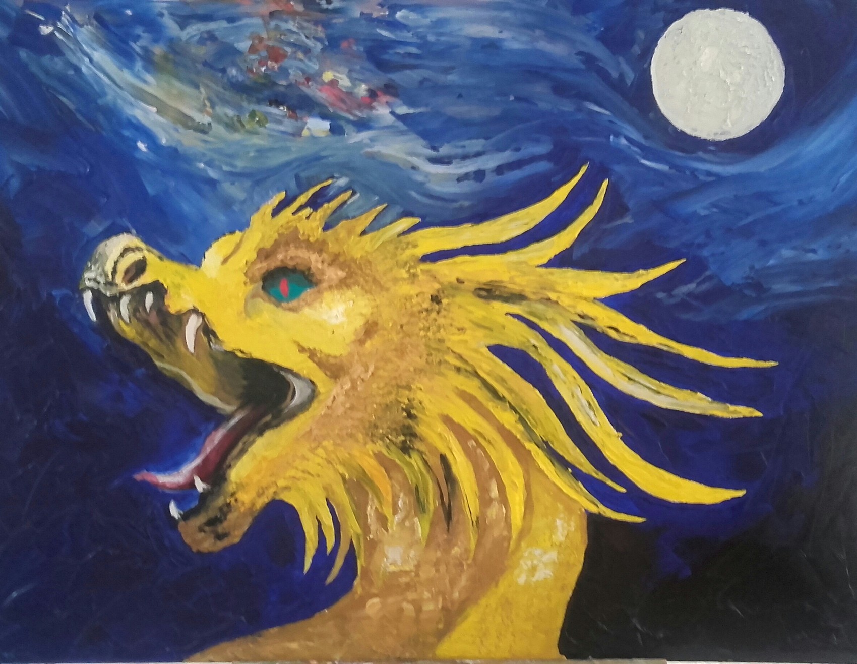 Peinture DRAGON JAUNE 2017