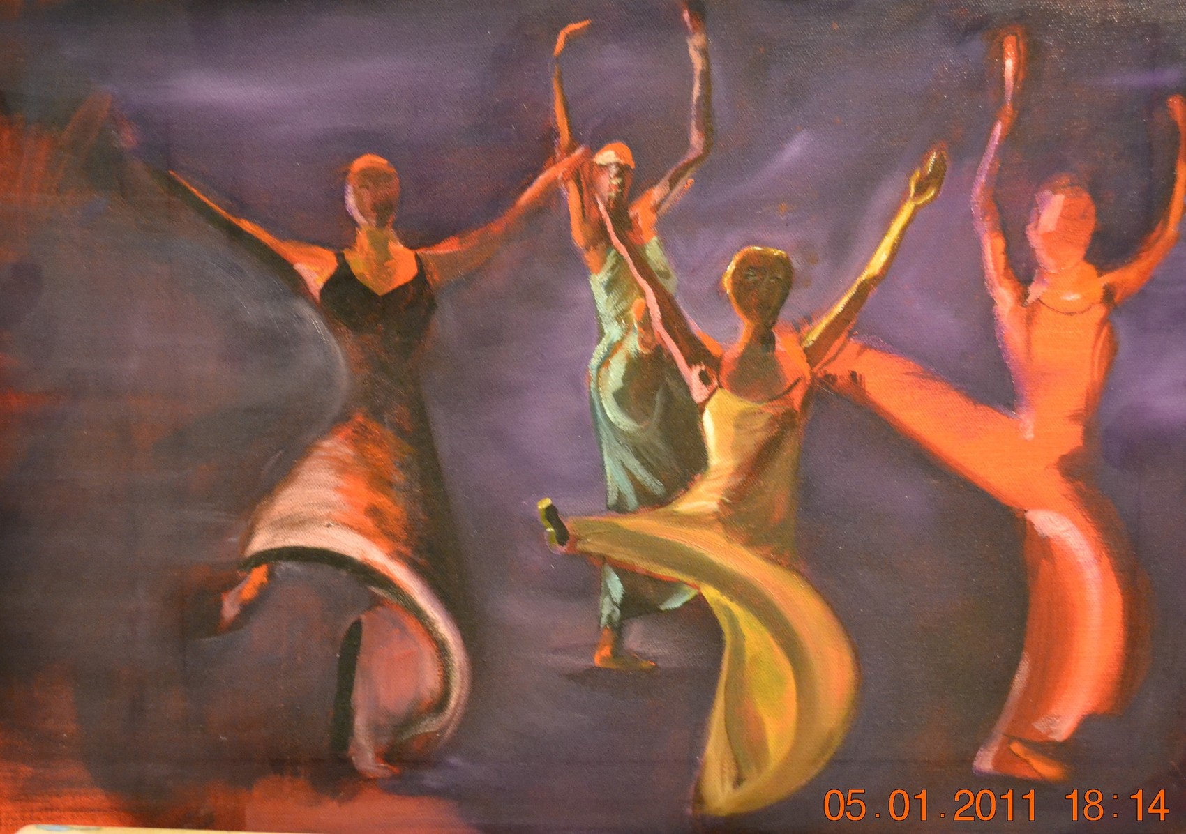 Peinture danseuses