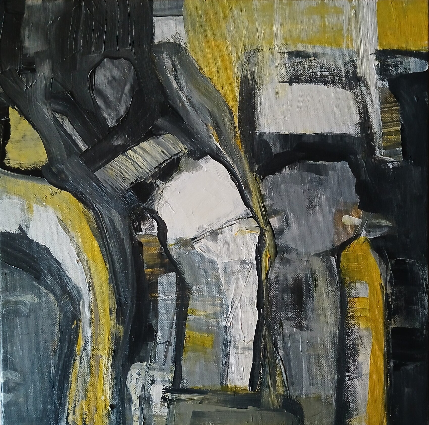 Peinture Être sur les rotules