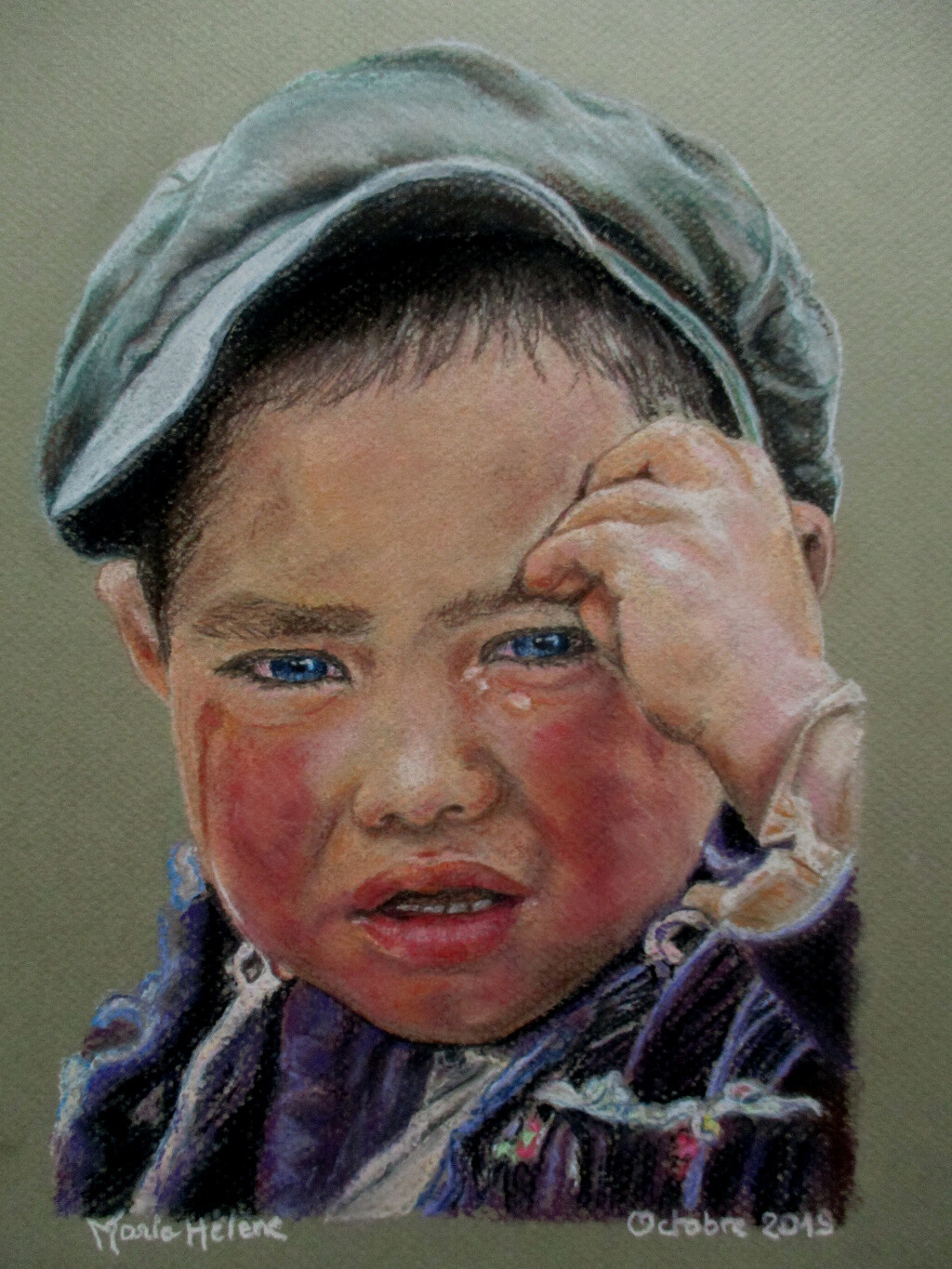 Peinture Le chagrin d'Aki