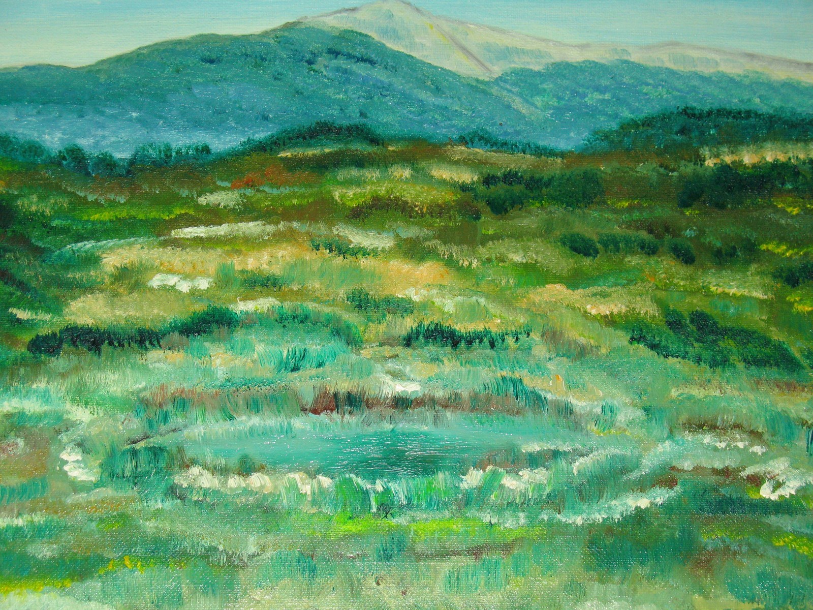 Peinture le mont ventoux