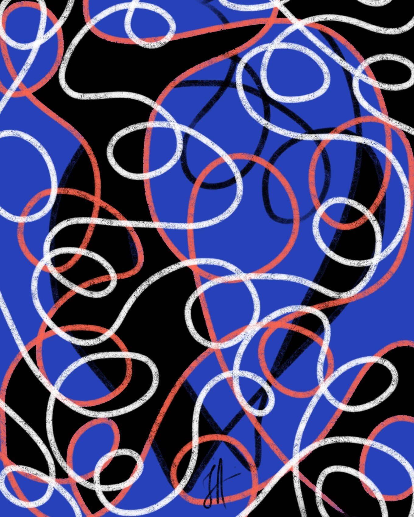 Dessin La linea bianca