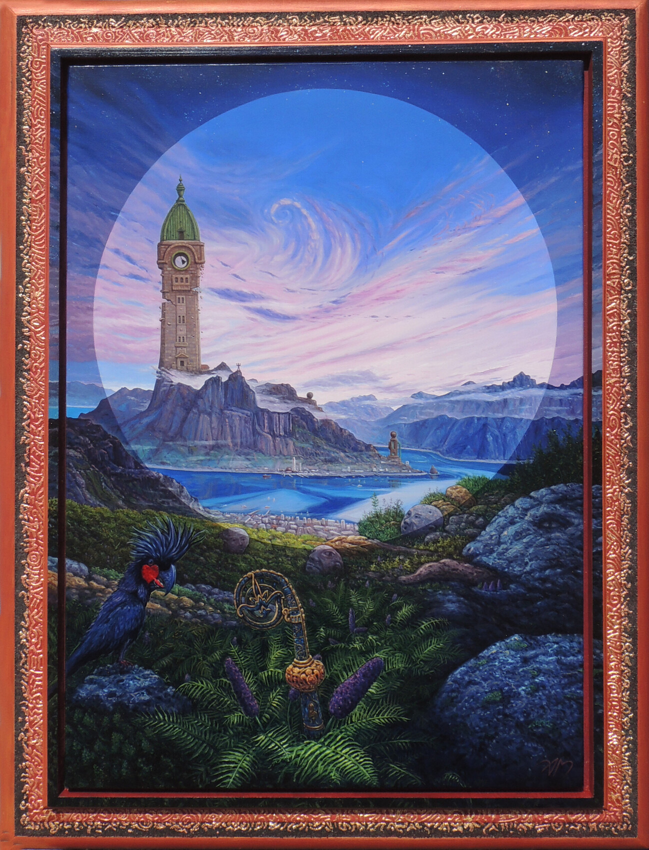 Peinture Le réveil des trois grâces