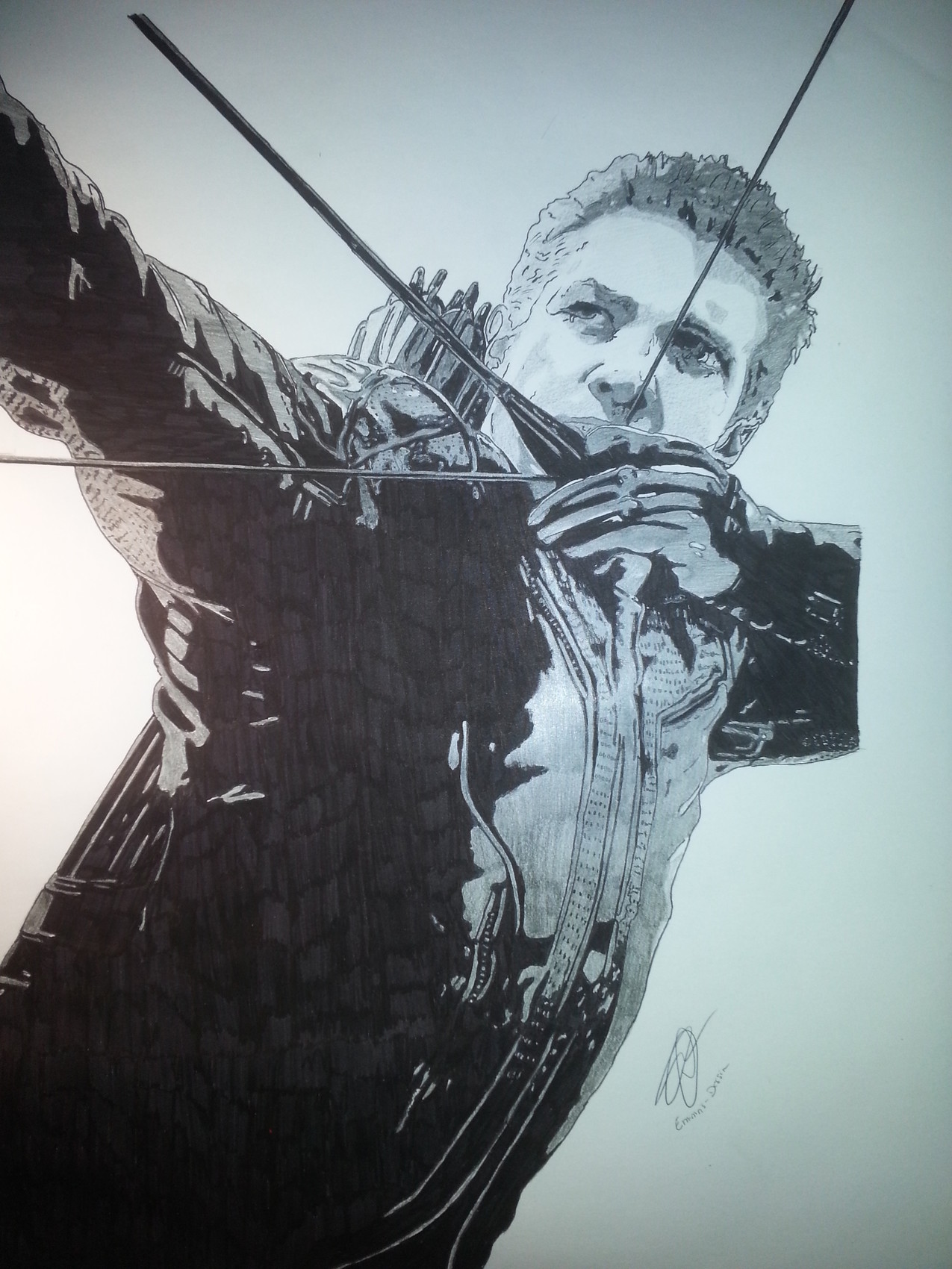 Dessin Hawkeye