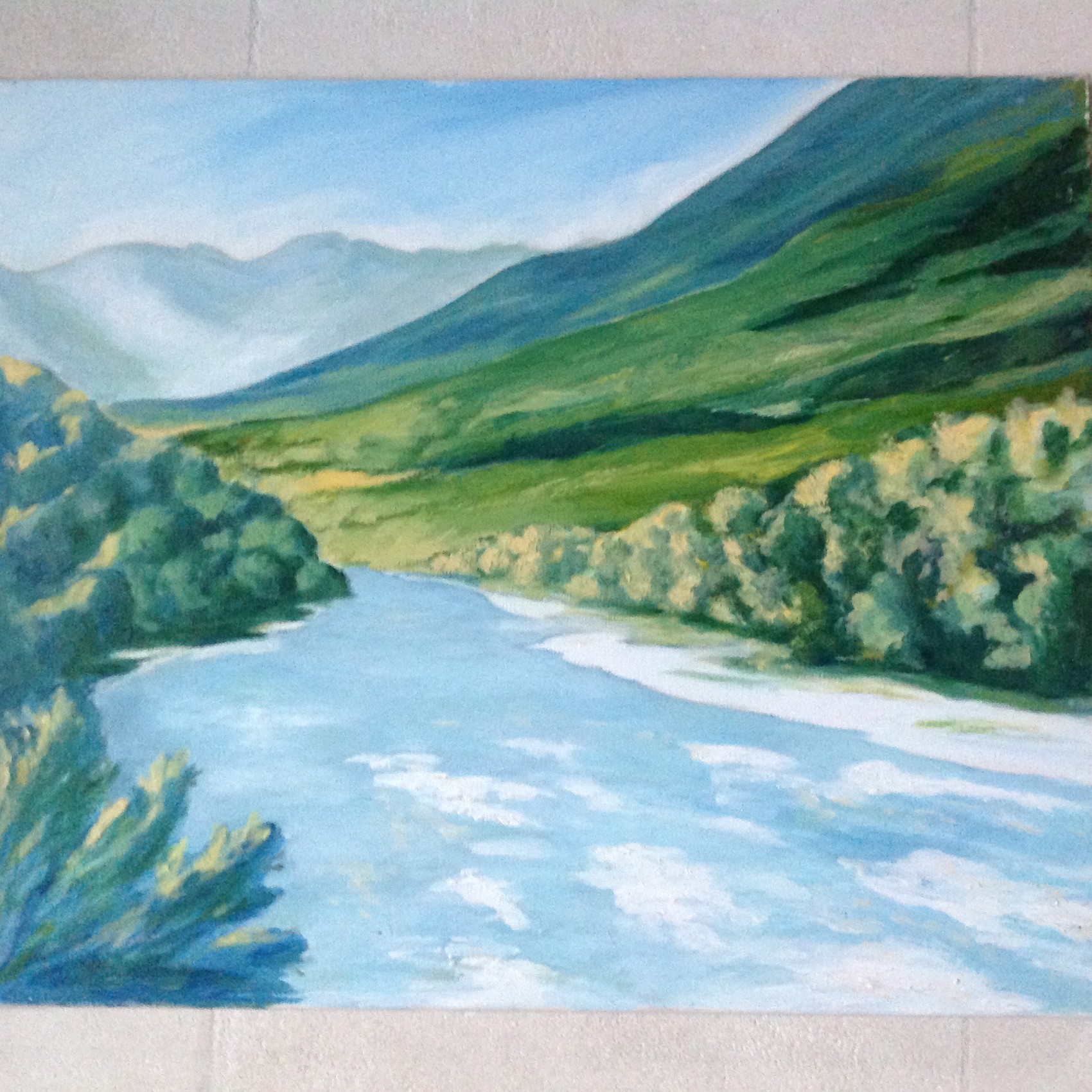 Peinture La Durance à Chateauroux