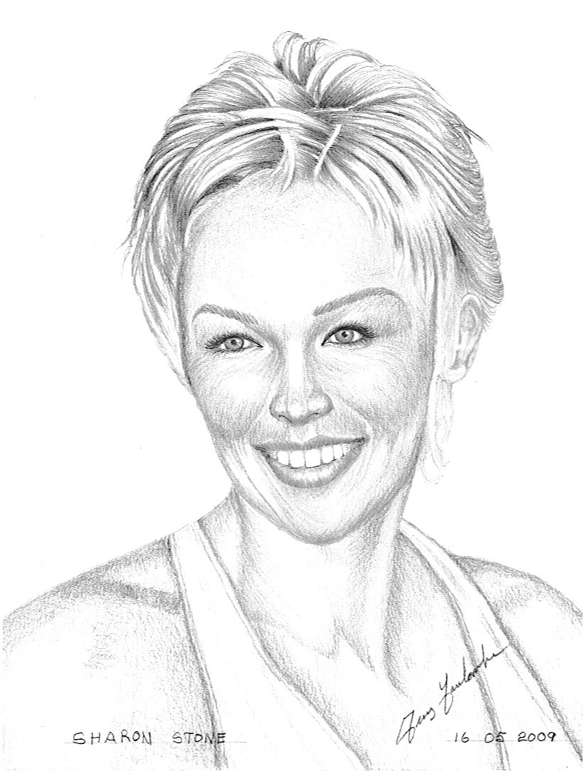Dessin Sharon Stone