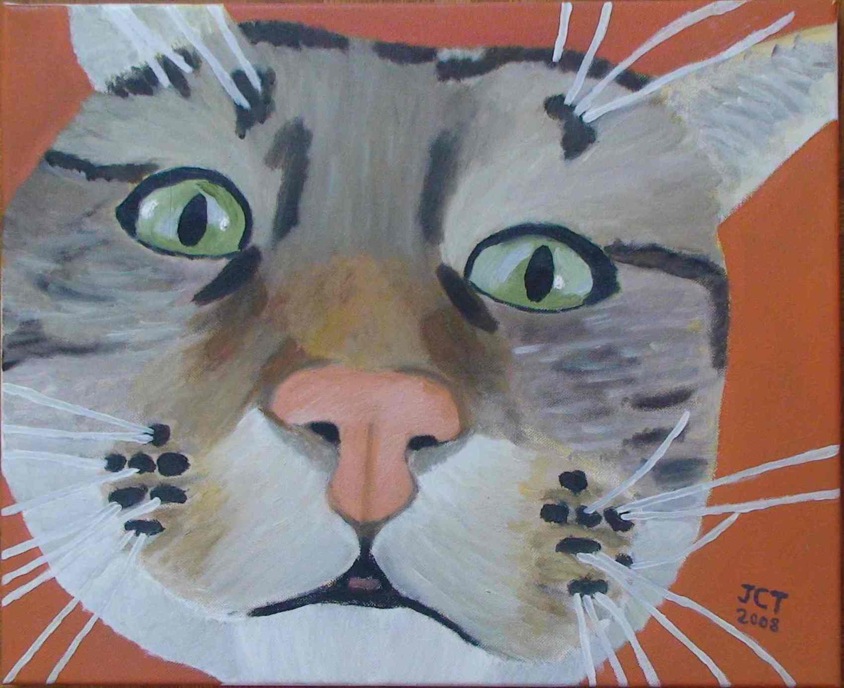 Peinture Le chat